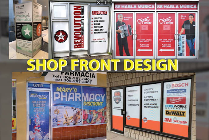 Amazing shop front sign,window graphics, store front, vinyl sticker ...