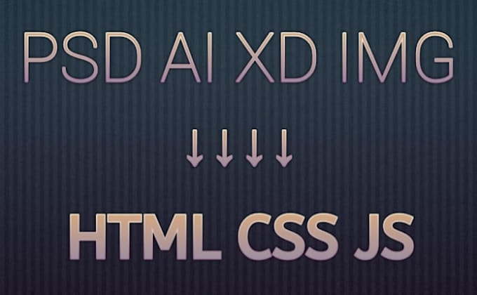 Convert psd ai xd img to html css y javascript by Caleidosweb | Fiverr