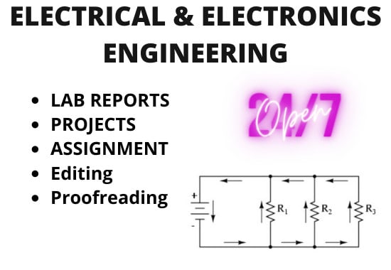 Solve your problem related to electrical and electronics engineering by ...