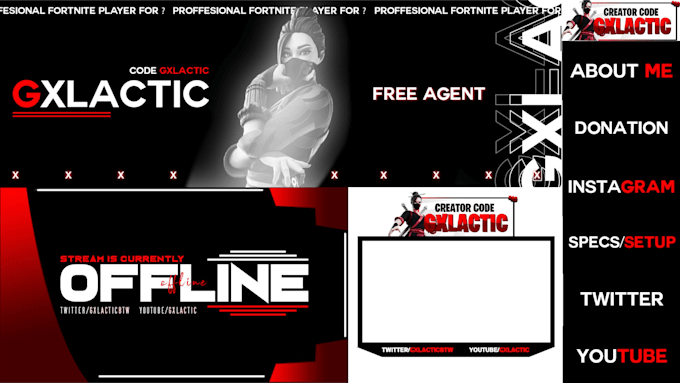 Edit fortnite highlights and create banners, overlays by Stevuhn | Fiverr