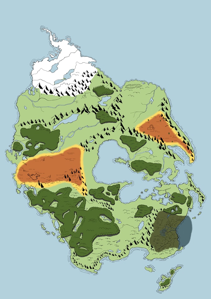 Create maps for your rpg game and fantasy novel by Michalkozub | Fiverr