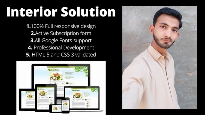 Be your front end web designer by Zeeshanahmed850 | Fiverr