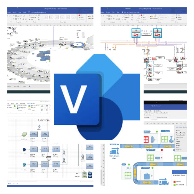Provide visio drawing diagram by Wilsonsihombing | Fiverr