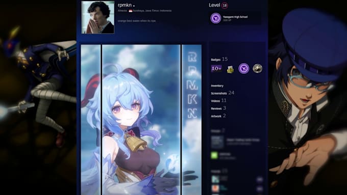 Make animated steam artwork showcase for your steam profile by ...