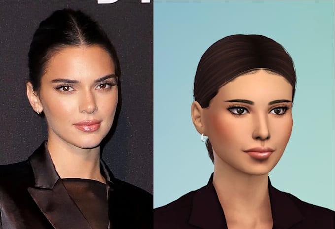 Create a custom realistic sim for sims 4 by Ravenoctavia | Fiverr