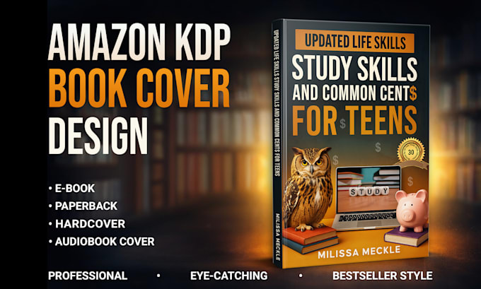 Design professional book cover for amazon kdp ebook, and paperback by ...