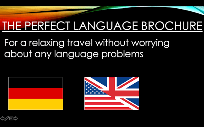 Create you a language tourism brochure by Frederickknof | Fiverr