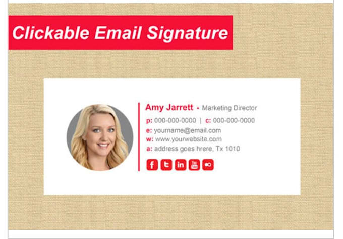 Design attractive html clickable email signature by Vipinnwahann | Fiverr Design attractive html clickable email signature by Vipinnwahann | Fiverr