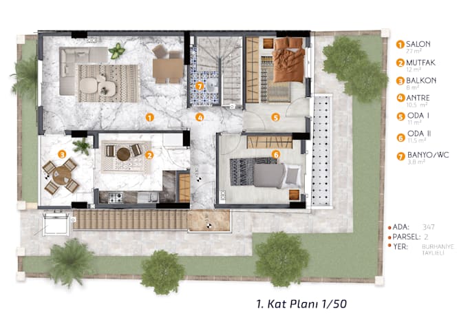 Do impressive realistic plan collage for you by Yasaraydiner1 | Fiverr