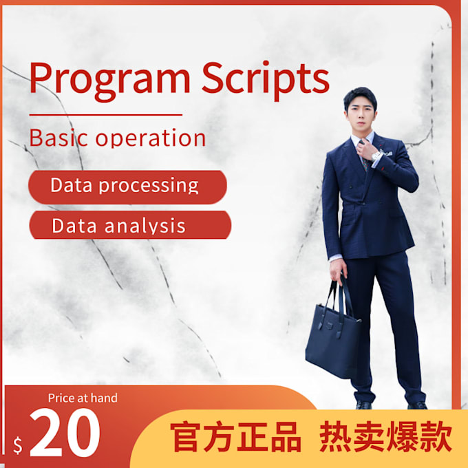 Writing scripts for data analysis or operation by Ailittle0 | Fiverr