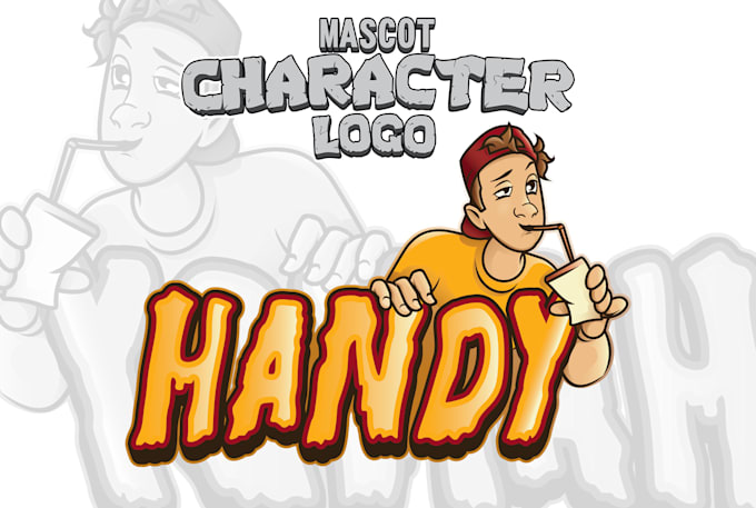 Design modern mascot logo design and cute cartoon character by Creativedes87 | Fiverr