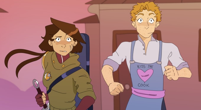 Draw your characters in a cartoon show style by Fruitlegs | Fiverr