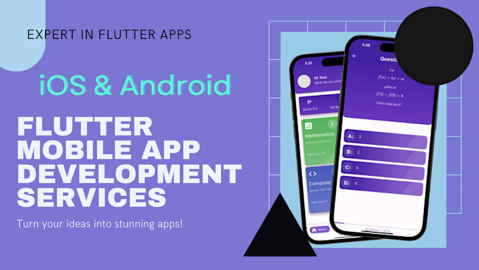 Be your flutter developer crafting android and ios apps by Ahshafai ...