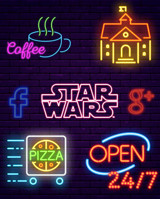 Design 2 unique neon light logo or neon sign in 24 hours by Tayybasaeed ...