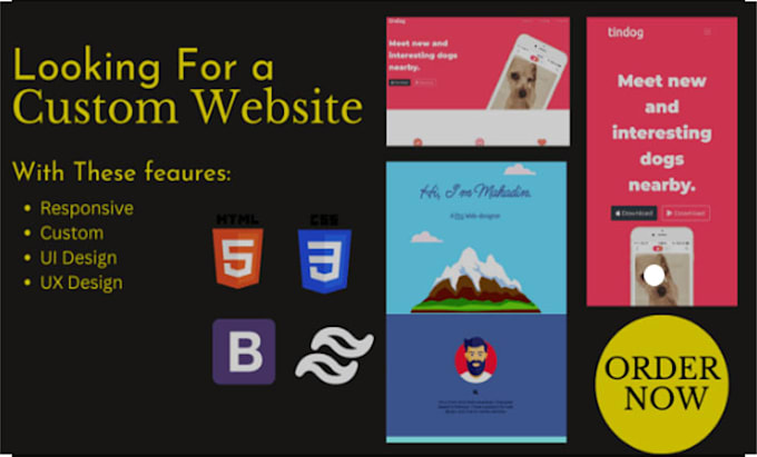 Create an amazing responsive custom website design for your business by ...