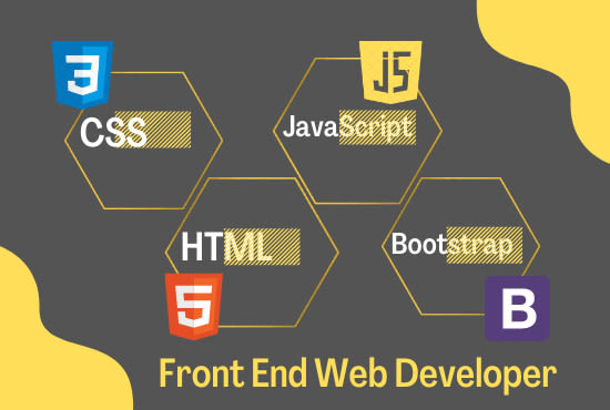 Be your front end responsive web designer html css bootstrap web ...