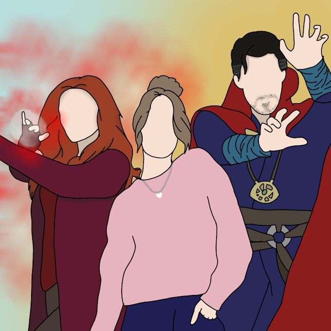 Create a custom digital profile picture by Annieaewood | Fiverr