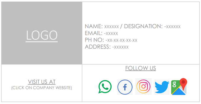 Create clickable email signature by Anupnaik200 | Fiverr Create clickable email signature by Anupnaik200 | Fiverr