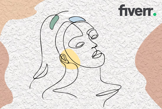 Draw continuous one line art illustration within 24 hours by ...