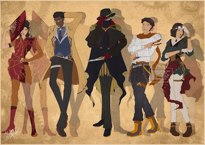 Create a character design sheet for your original character by Sillyutc ...