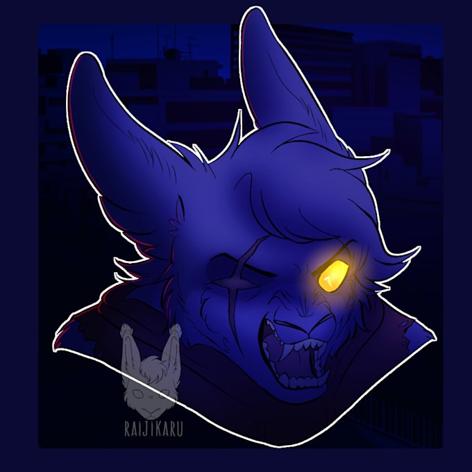 Create illustrations of your furry ocs by Raijikaru | Fiverr