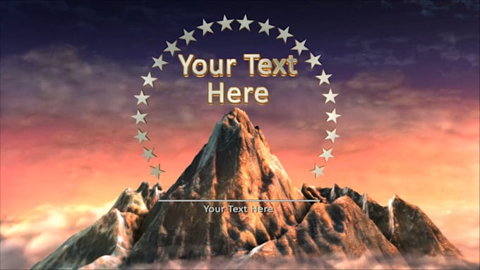 Add your 3d text to paramount pictures movie intro trailer by ...