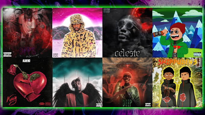 Create a professional animated album cover art by Merikanbelarabi | Fiverr