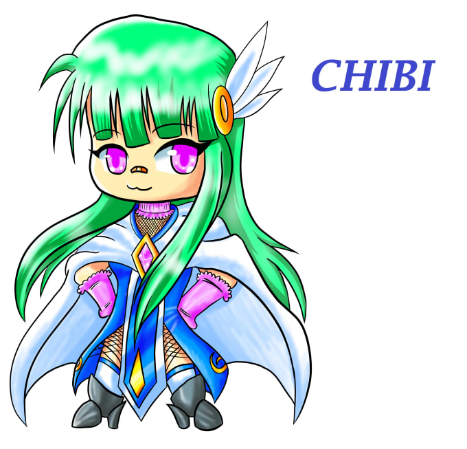 Draw you a chibi, a non chibi or both by Cncupscaled | Fiverr