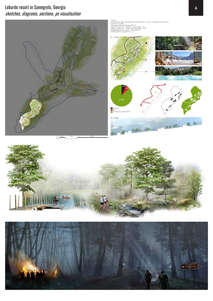 Create 3d diagrams masterplans visualisation by Gukakamladzegeo | Fiverr