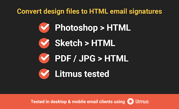 Build or fix email signatures by Max_ranchhod | Fiverr