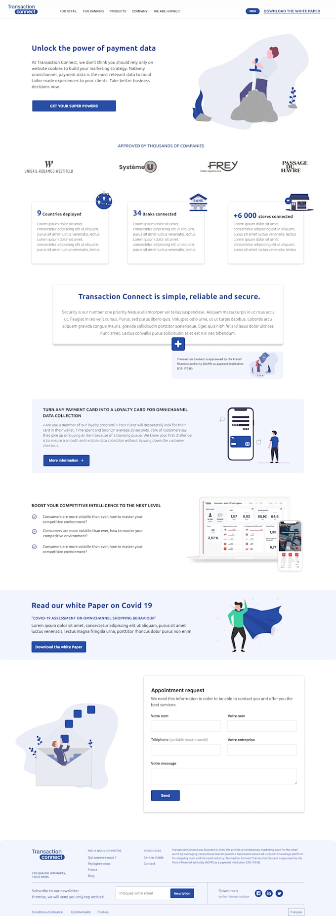 Create a responsive html css landing page 48h by Nathanney | Fiverr