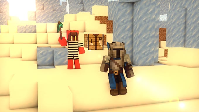 Wallpaper , render de minecraft by Alelp21 | Fiverr