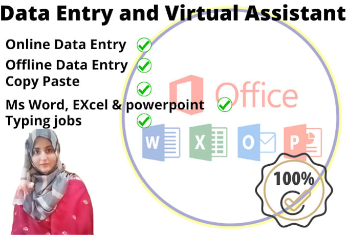 Be your virtual assistant, data entry excel data, copy paste and web research by Hiranaz0306 ...