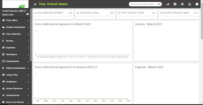 Provide school management system with source code web and apps by ...