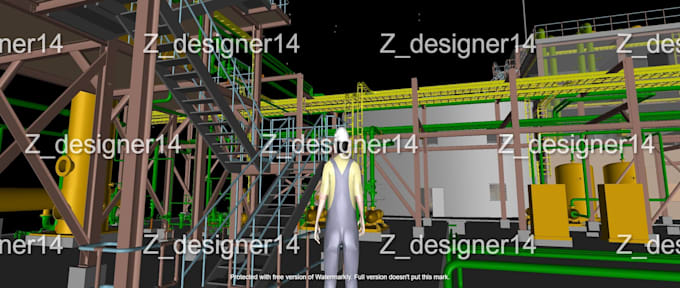 Create your 3d plant layout using autocad by Z_designer14 | Fiverr
