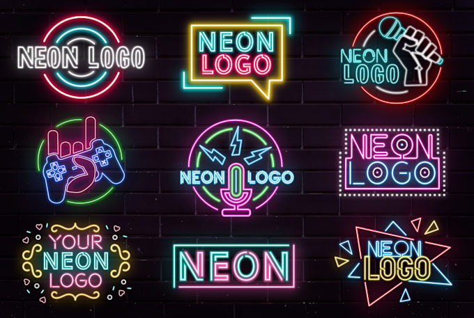 Design a striking neon logo by Georginagraphic | Fiverr