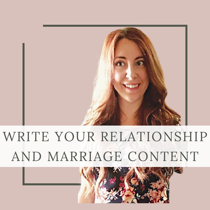 Write your relationship and marriage content by Heyohustle | Fiverr