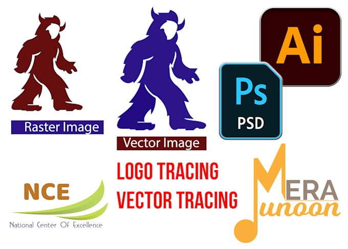 Do vector tracing for any logo or image by Hammadgh92 | Fiverr