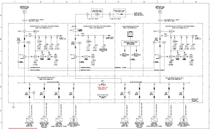 Do for marine electric design and autocad drawings by Hoanghaivt | Fiverr