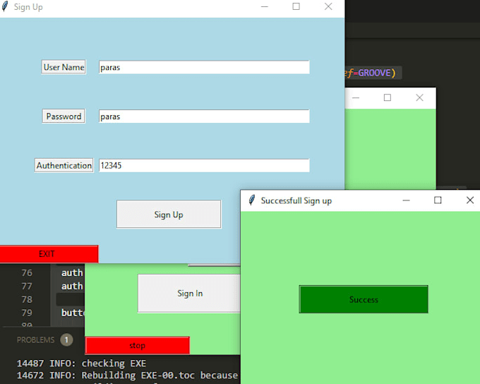 Create simple gui app like you want using python by Mrking202 | Fiverr