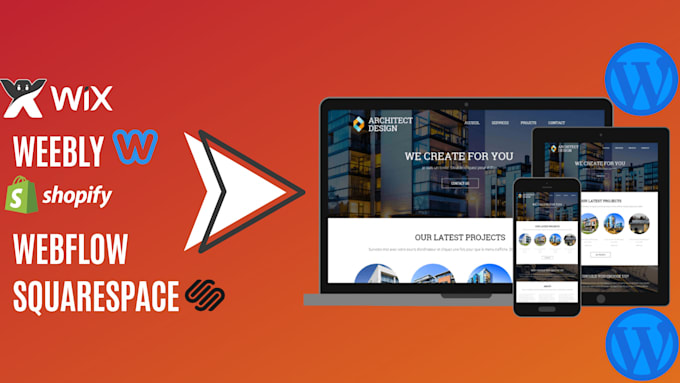 Convert wix weebly webflow or shopify to wordpress website by Jerry988 | Fiverr