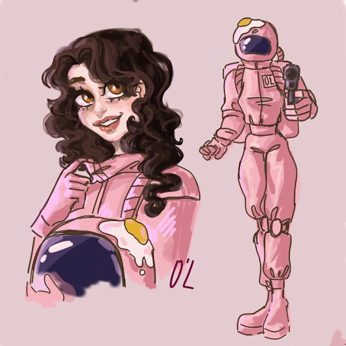 Draw beautiful cartoon art illustration by Oooooool | Fiverr