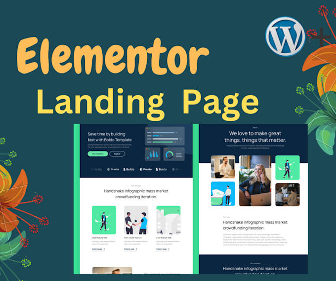 Build a landing page with elementor pro by Rifat_samiul | Fiverr