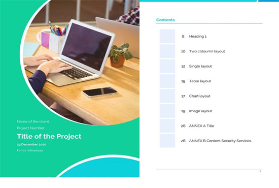 Design customized ms word template by Stevenson_roche | Fiverr