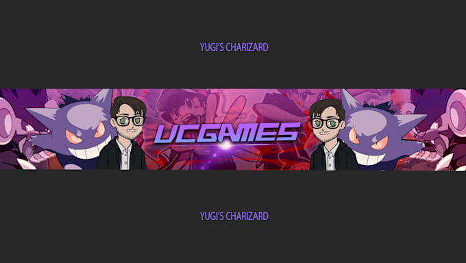 Create a pokemon banner, gaming, twitch, mascot banner by Tawfikatasnim ...