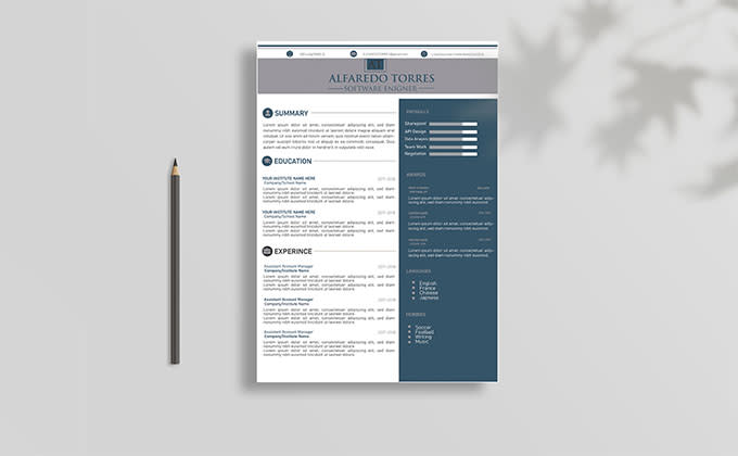 Design professional resume and cover letter by Maryam_designez | Fiverr