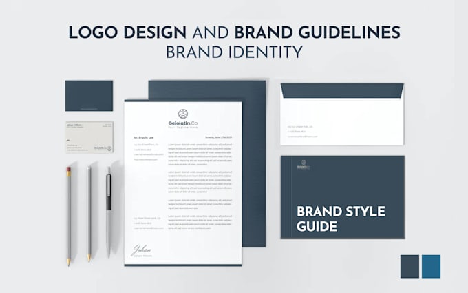 Design logo with brand style guide, identity or stationery by Gfx ...
