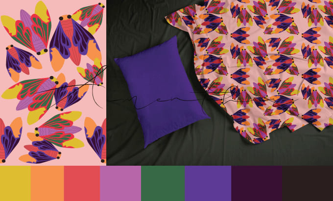 Design stunning textile pattern and modern textile design by ...