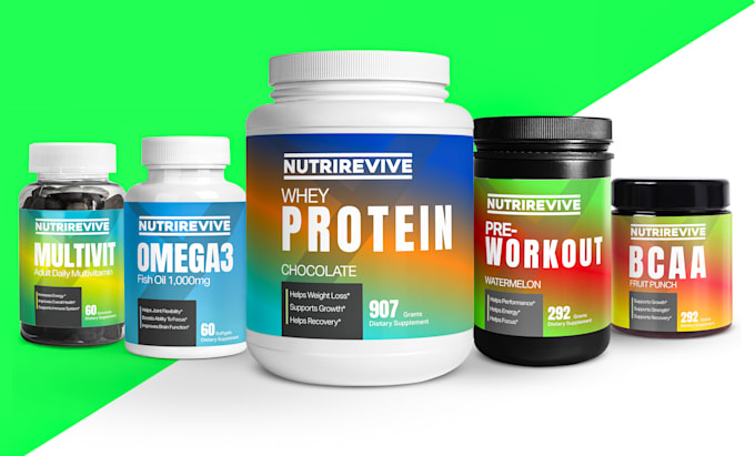 Create rocktomic, supliful, vox nutrition nfskin care label design by ...