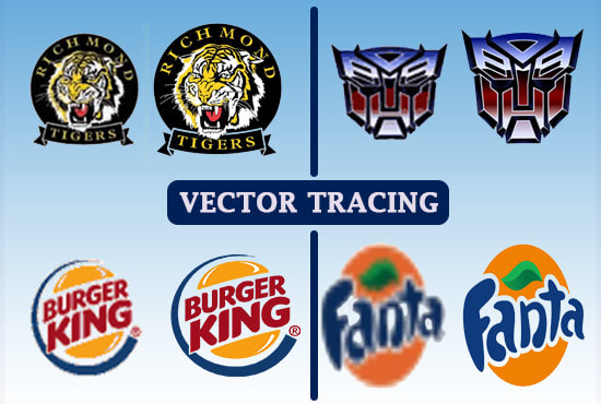 Do vector tracing convert,redrow logo and image by Zee_creation1 | Fiverr